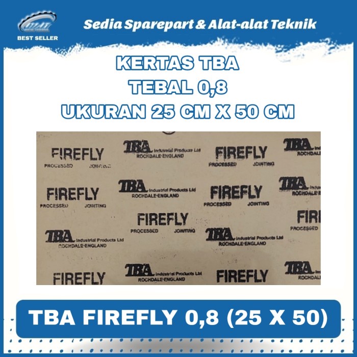 Jual PACKING GASKET PAKING KERTAS TBA FIREFLY TEBAL 0,8 UKURAN 25CM x ...