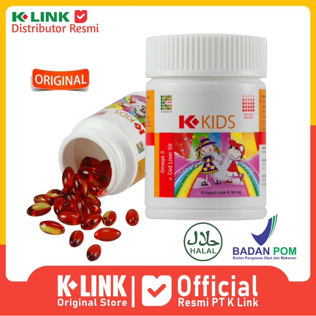 Jual STOK TERBARU Omega 3 Kids Vitamin A & D Suplemen Anak | Shopee ...