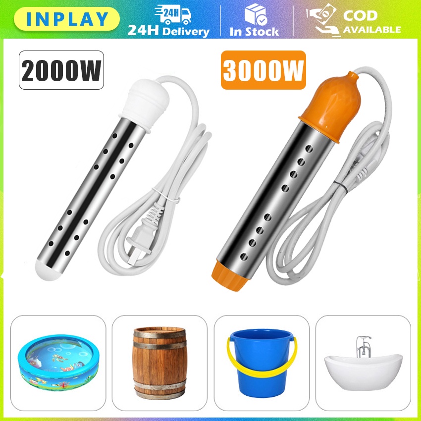 Jual 600W / 2000W / 3000W Electric Water Heater Portable Kamar Mandi / Pemanas Air Portable ...