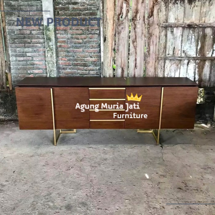 Jual Meja Tv Minimalis Kaki Besi 200 Cm | Shopee Indonesia