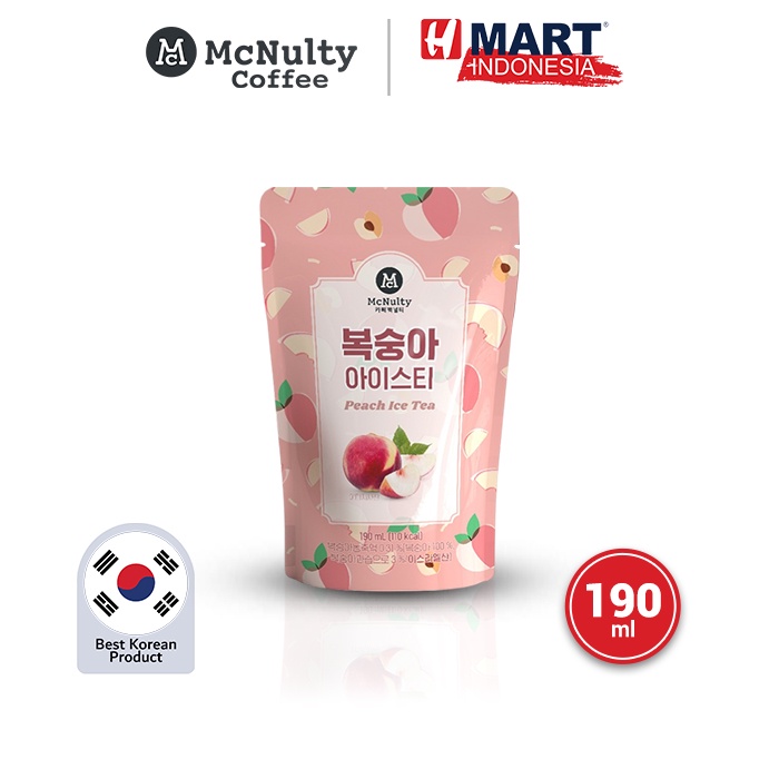 Jual McNulty Peach Ice Tea - Minuman Teh Rasa Buah Persik 190ml | Shopee Indonesia