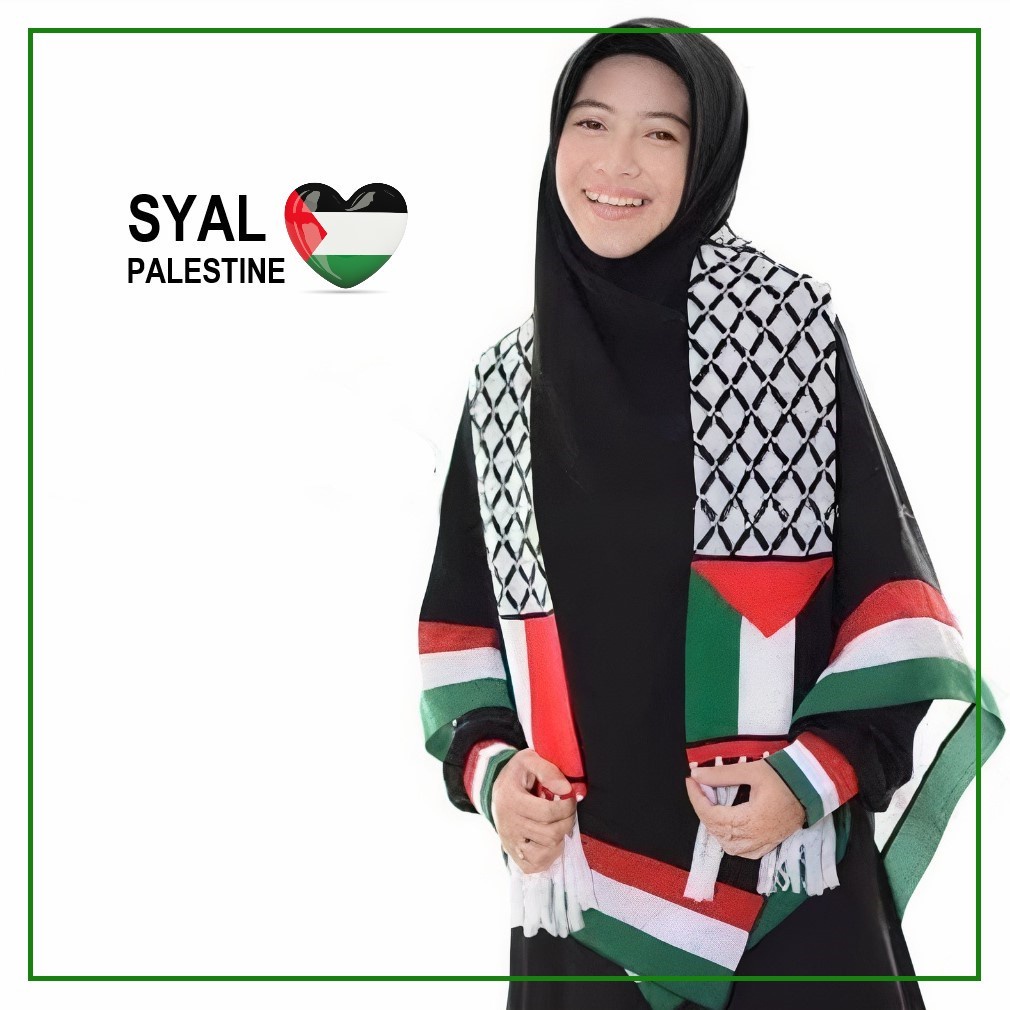 Jual Syal Rajut Komputer Palestina - Syal Rajut Palestina Motif Slayer ...