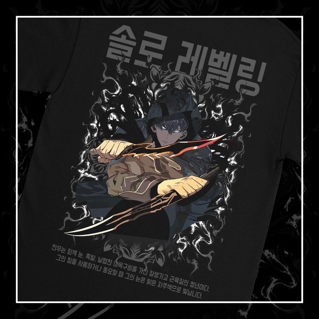 Jual Finch - Kaos Game Anime Solo Leveling Sung Jinwoo | Shopee Indonesia