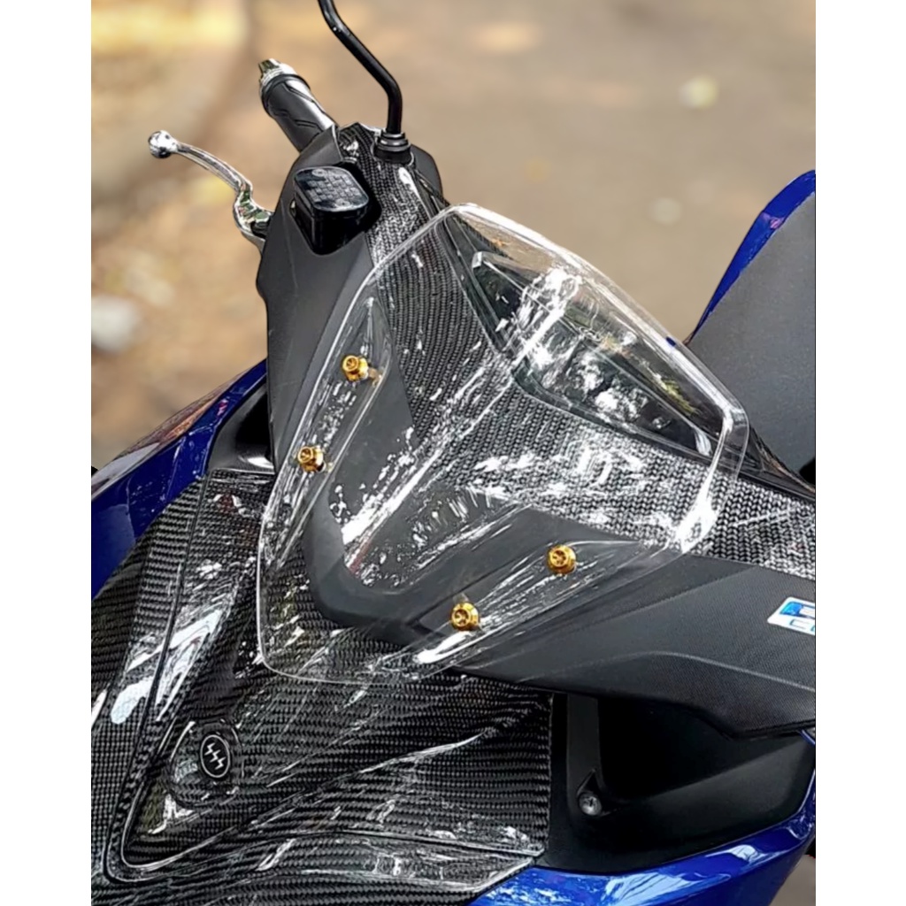 Jual Windshield Aerox New Old Standar dan Jenong Sporty Bening Smoke ...