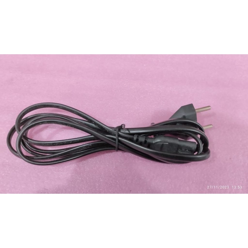 Jual Kabel Power Hitam Lubang 2 (2 HOLE) | Shopee Indonesia