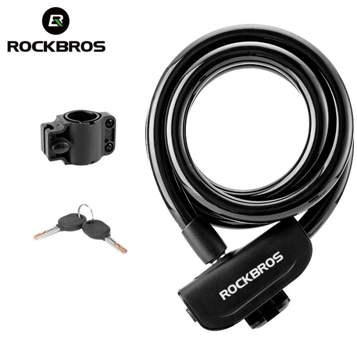 Jual Rockbros RKS515 Kunci Sepeda Safety Cycling Cable Lock | Shopee ...