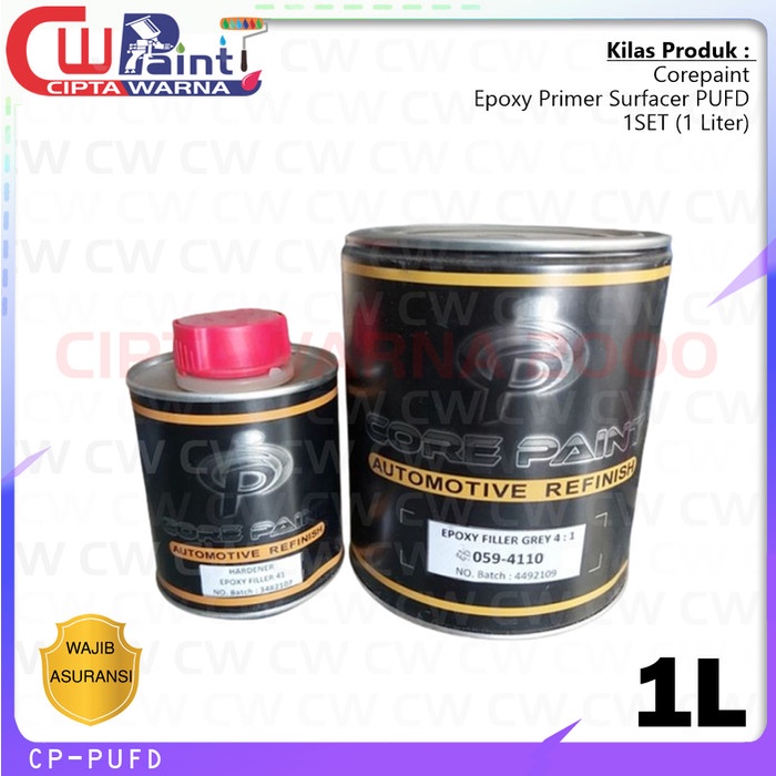 Jual Corepaint Epoxy Primer Surfacer PUFD 4:1 Ukuran 1 Liter - Cw | Shopee Indonesia