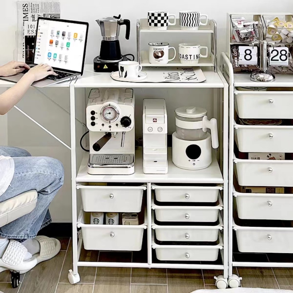 Jual Khamaja Kitchen Room Table Side Cabinet Portable - Rak Meja Lemari ...