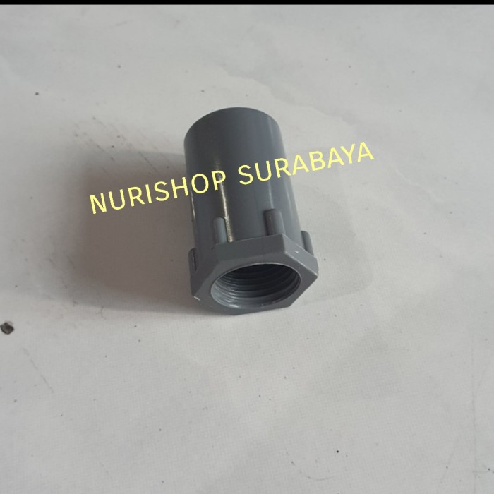 Jual SOK DRAT DALAM 1/2 / SOCK / SHOCK / FAUCET SOCKET PVC 1/2" inch ...