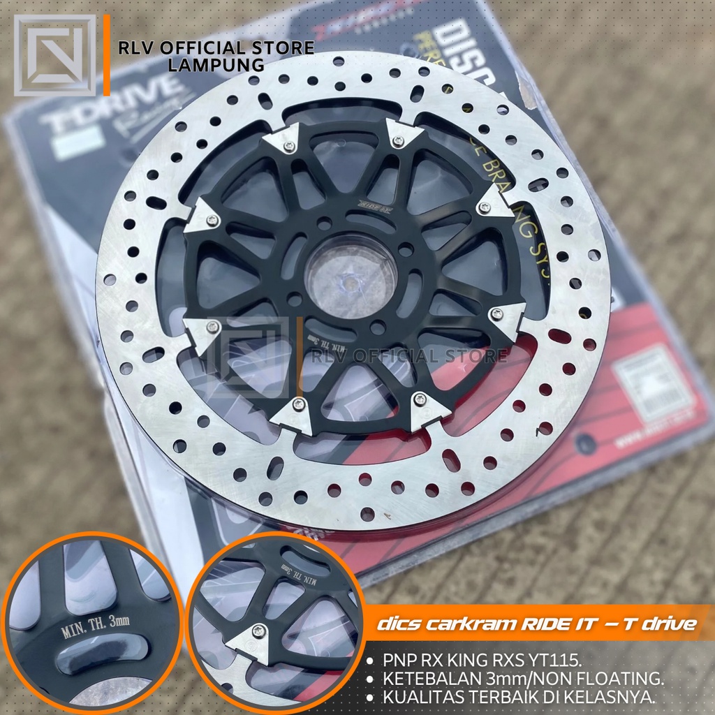 Jual Piringan disc cakram Ride IT T Drive 300MM Pnp Rx king new rxk ...