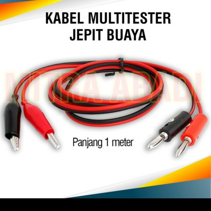 Jual KABEL MULTITESTER CAPIT BUAYA 1 METER | Shopee Indonesia