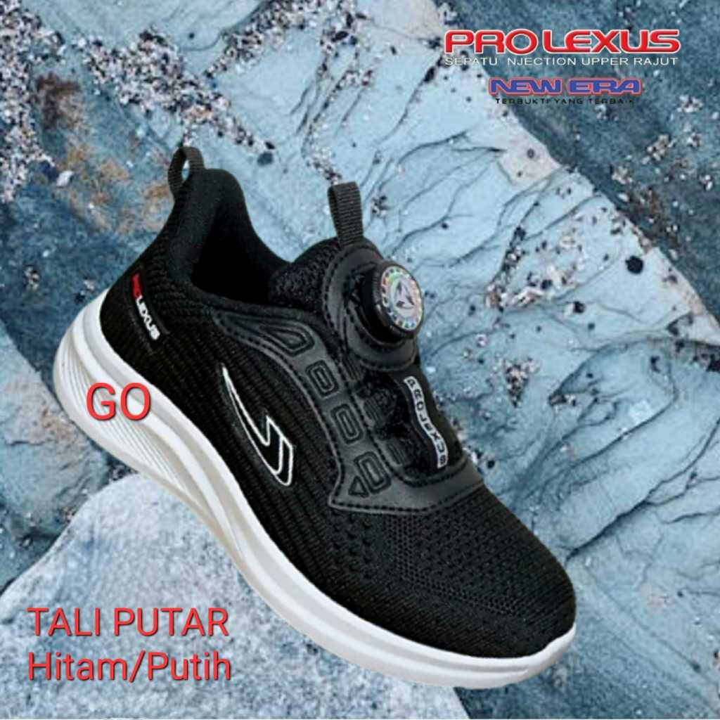 Jual ago New Era sepatu sekolah TALI PUTAR Hitam Sepatu New Era Sepatu ...