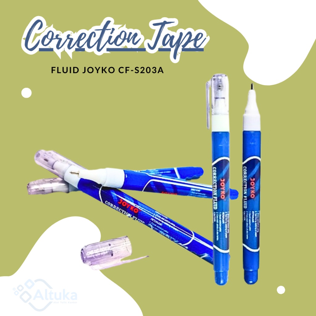 Jual Stipo Cair / Correction Pen / Correction Fluid / Tipe X Joyko CF ...