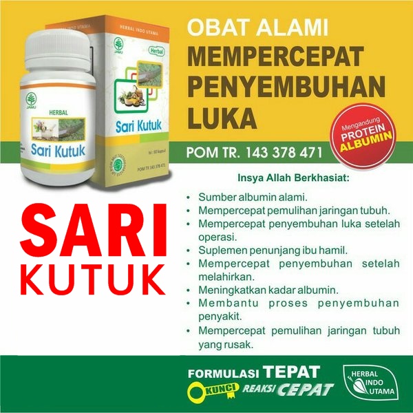 Jual Sari Kutuk Kapsul Obat Pengering Luka Pasca Operasi Penyembuh Luka ...
