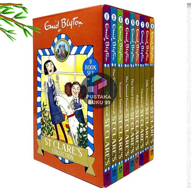 Jual St Clare's Collection 9 Books by Enid Blyton (Tanpa Box) | Shopee ...