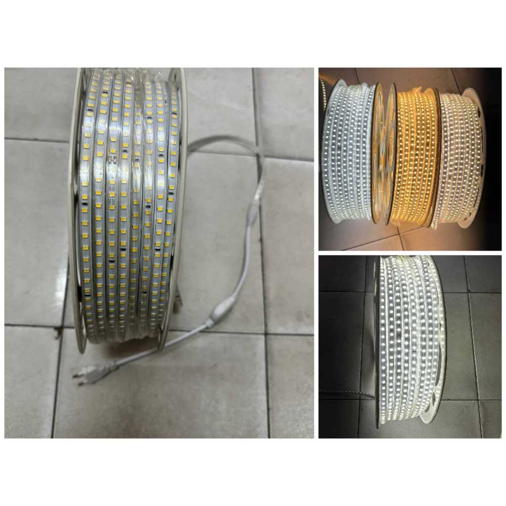Jual Lampu selang LED Strip 2835 120led 220v outdoor 100meter | Shopee Indonesia