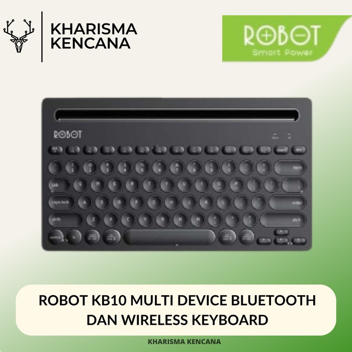 Jual Ratn KEYBOARD WIRELESS ROBOT KB10 BLUETOOTH | Shopee Indonesia