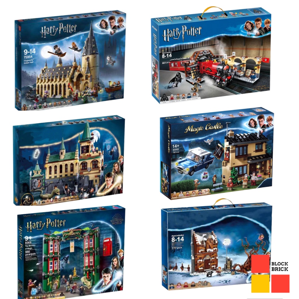 Jual DY09KA Buiding Blocks Fantasy Magic The Shrieking Hut 6070 Brick ...