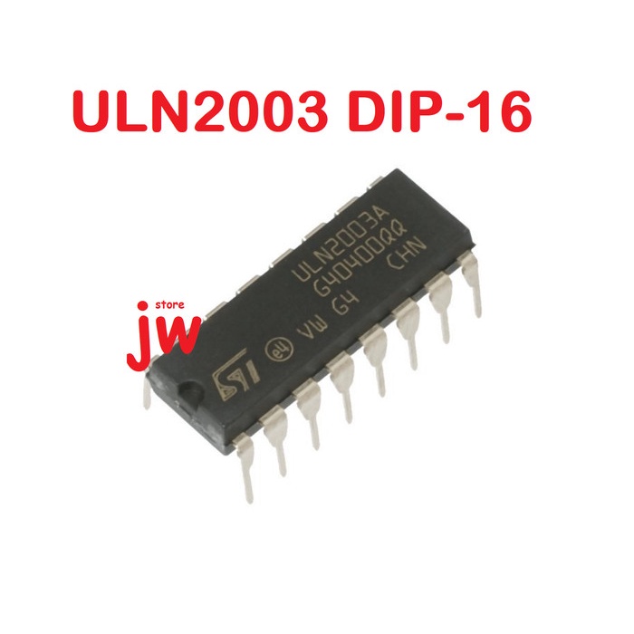 Jual ULN2003A ULN2003 DIP-16 Seven NPN Darlington Transistor Array | Shopee Indonesia