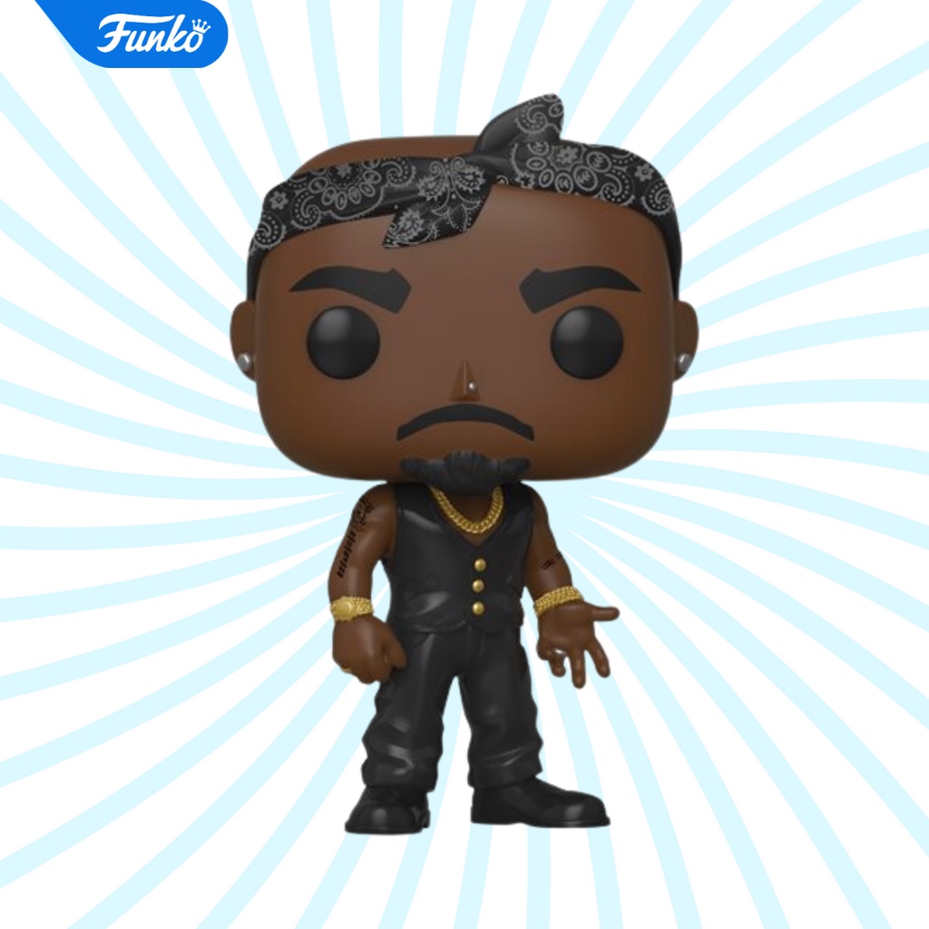 Jual Funko POP! Rocks Tupac - Vest with Bandana | Shopee Indonesia