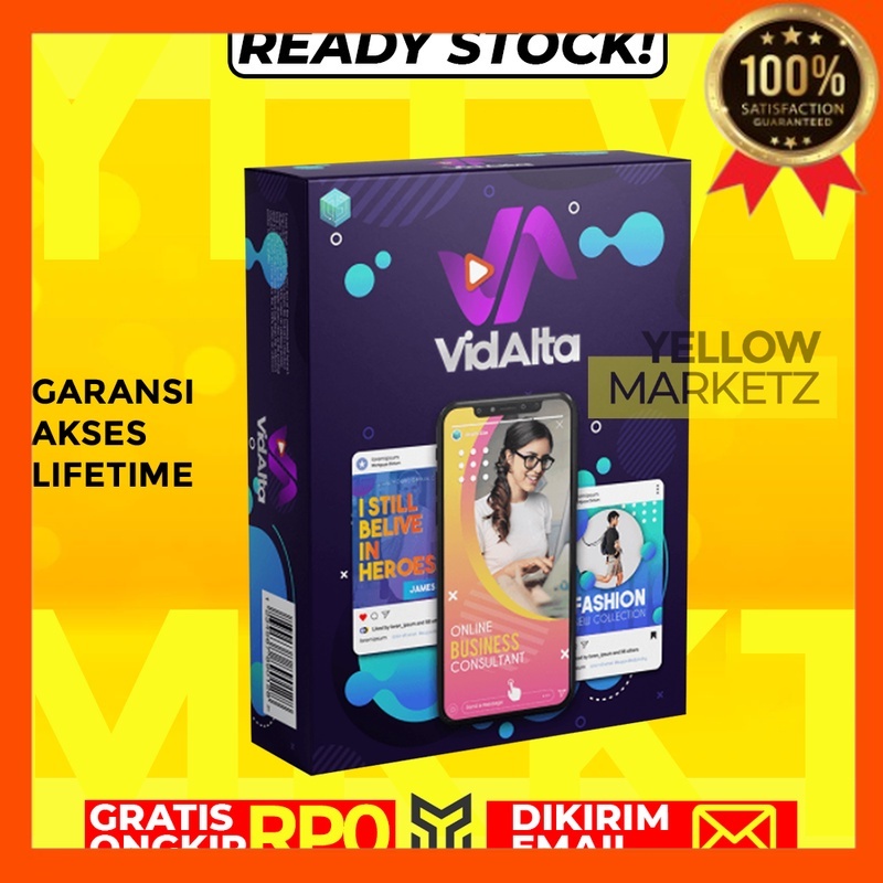Jual BEST SELLER VIDALTA Desain Pack Social Media Stories & Feed ...