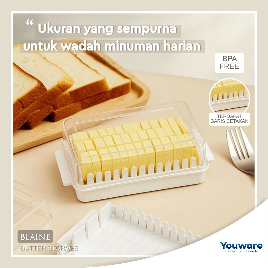 Jual Youware - Blaine Tempat Penyimapan Butter / Kotak Butter / Butter ...