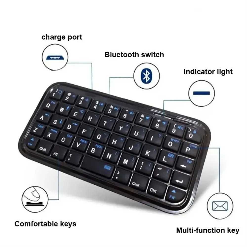 Jual XZT Keyboard Mini Wireless Bluetooth Tablet Smartphone ...
