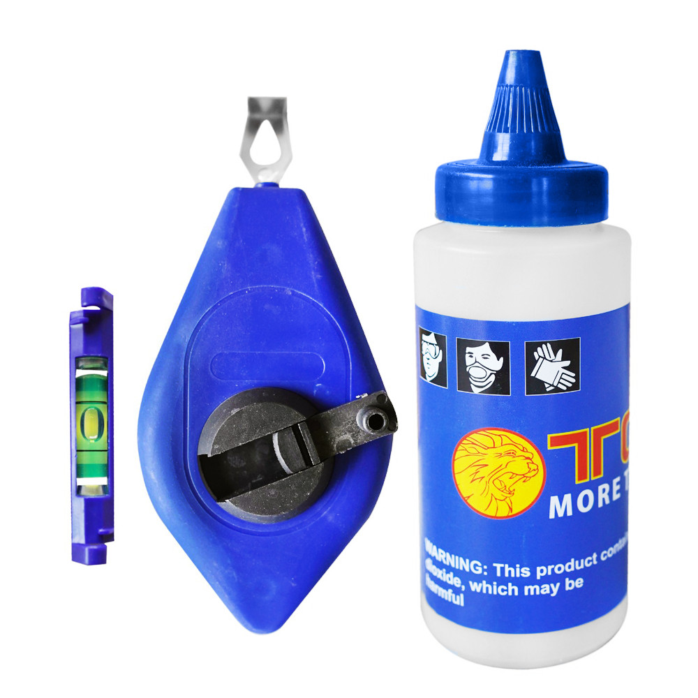 Jual TORA Chalk Line 3 Pcs Kit - Sipatan Benang Kapur 25 Meter | Shopee ...