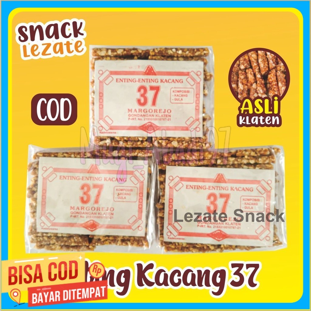 Jual Enting Kacang 37 / Tengteng Kacang Manis / Enting2 Kacang / Ting ...