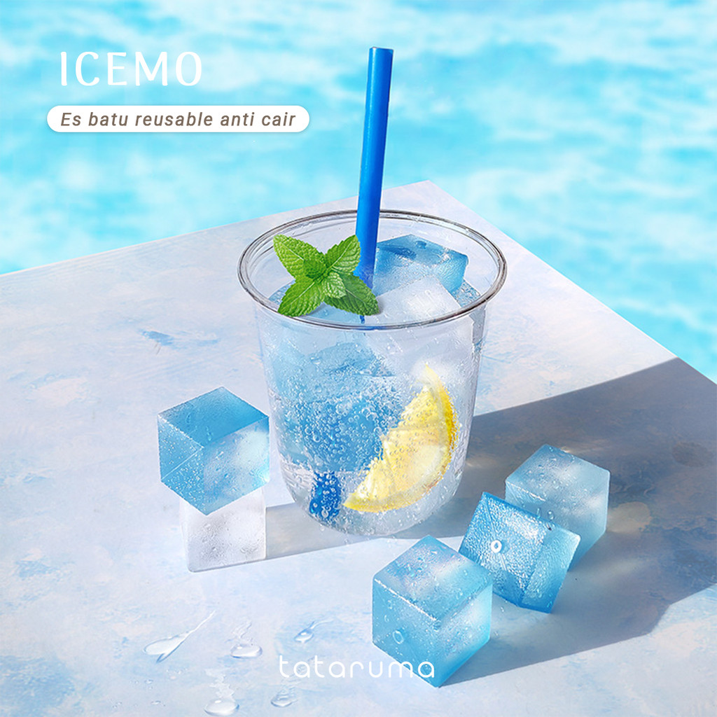 Jual TATARUMA Icemo - Es Batu Pakai Ulang Reusable Ice Cube Anti Cair ...