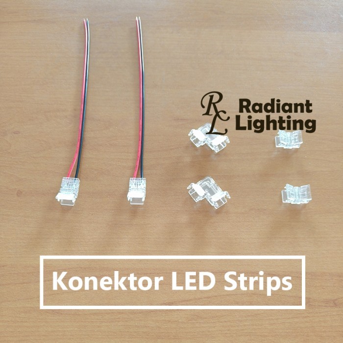 Jual Sambungan Konektor Klip Lampu LED strip Jepit 8mm | Shopee Indonesia