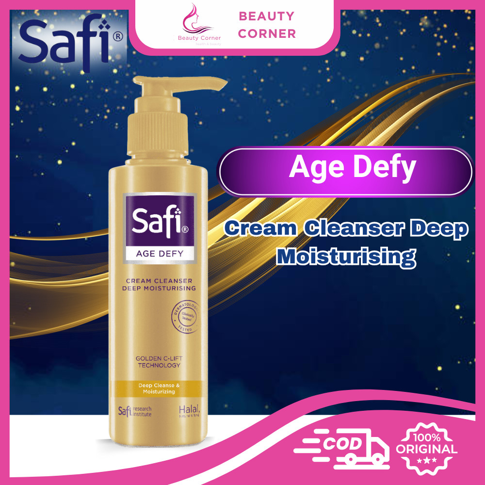 Jual Safi Age Defy Cream Cleanser Deep Moisturizer - 150ml | Shopee ...