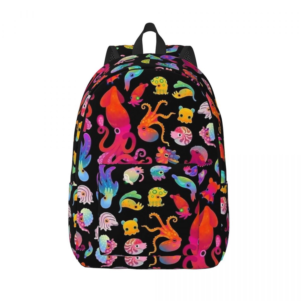 Jual Cephalopod Cute Kawaii Design Backpack Middle High College School ...