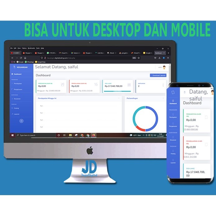 Jual Aplikasi Sistem Informasi Keuangan Berbasis Web | Shopee Indonesia
