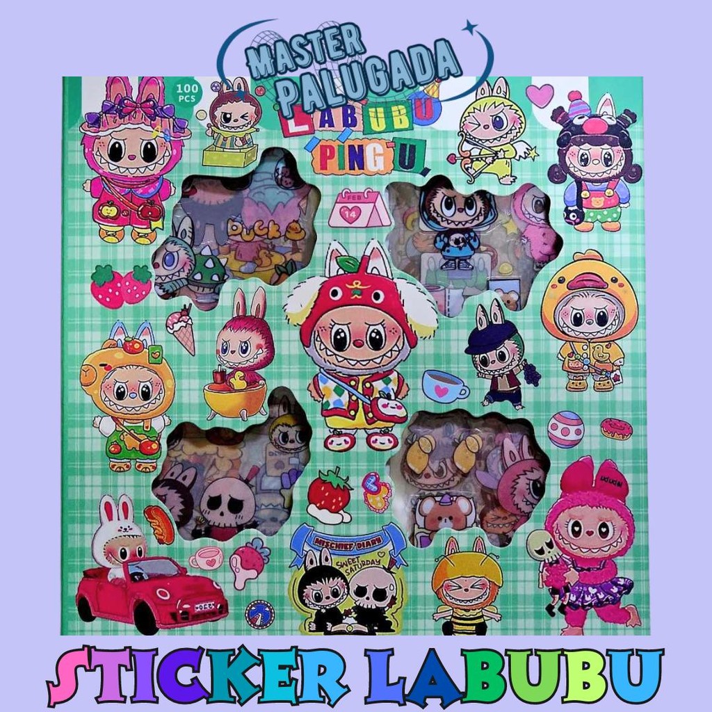 Jual STIKER LABUBU 2D VIRAL ISI 96 LEMBAR PERBOX Horoscope | Shopee ...