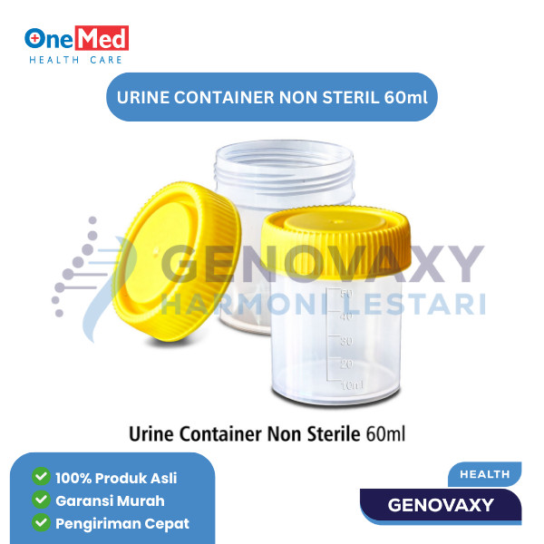 Jual Urine Container 60ml 100ml Non Steril ONEMED - Pot Sampel Wadah ...