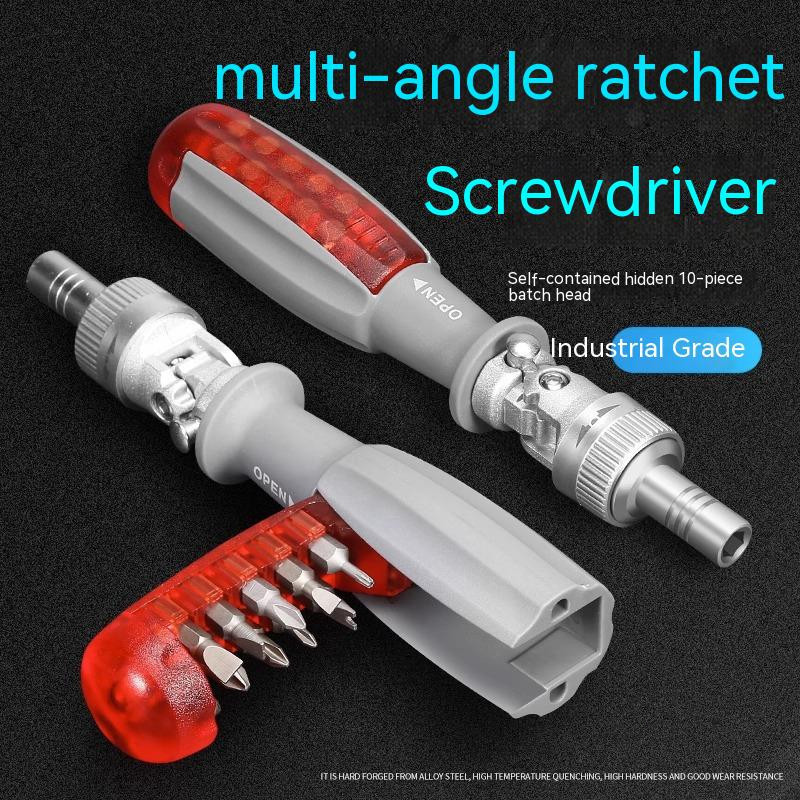 Jual COD 10 IN1 Kepala Obeng Ratchet Multifungsi Set/Obeng Multifungsi ...