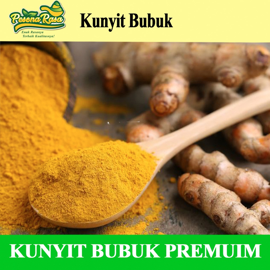 Jual Kunyit Bubuk Premium 100 gr / Turmeric Powder 100 gr / Kunyit ...