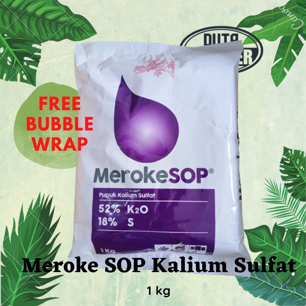 Jual Meroke SOP 1kg Kemasan Pabrik Kalium Sulfat Hidroponik | Shopee Indonesia