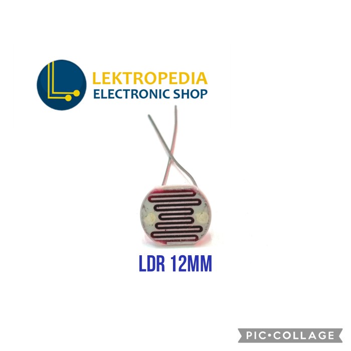 Jual Sensor LDR 12mm Besar Light Dependent Resistor cahaya Photoresistor | Shopee Indonesia