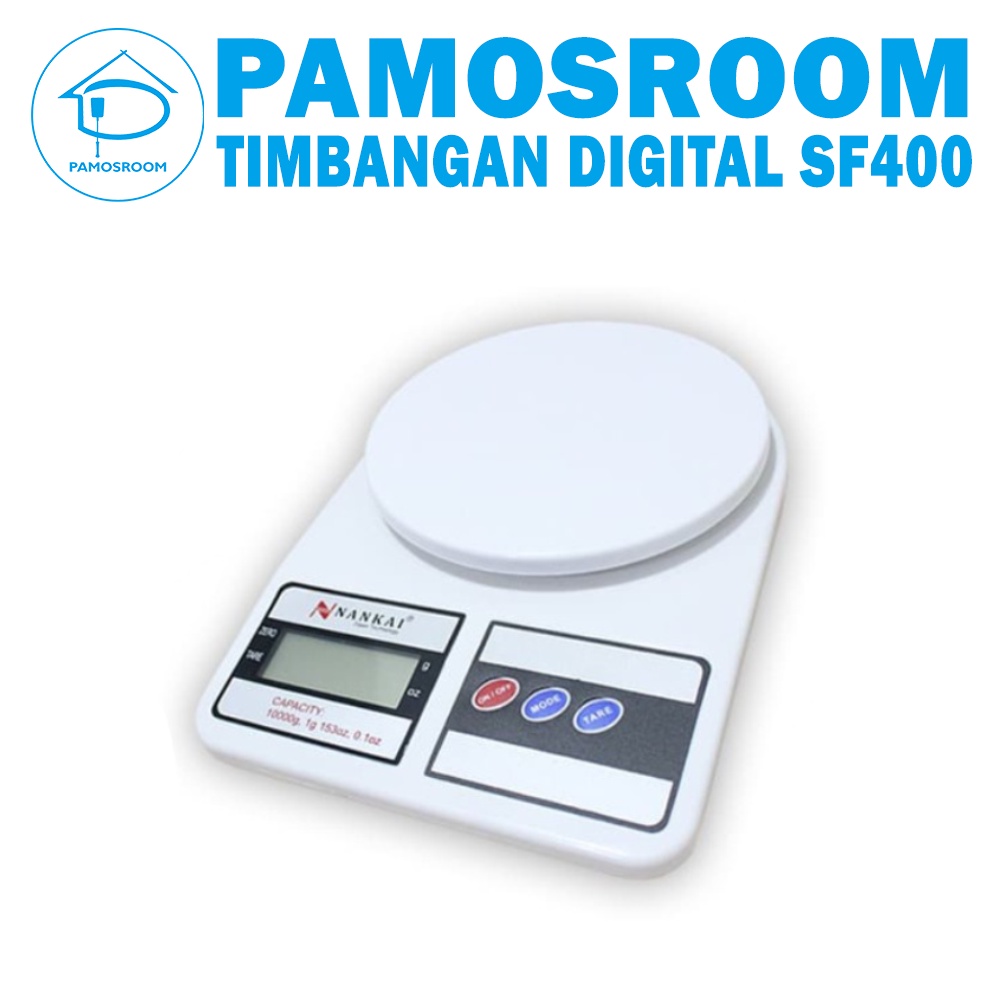 Jual Pamosroom Timbangan Digital SF400 10kg Timbangan Dapur Kue Tepung Cosmetic | Shopee Indonesia