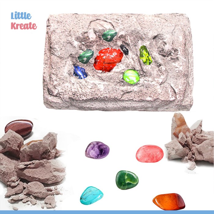 Jual Gem Dig Treasure Hunter / Excavation Dig Kit / Mainan Anak ...