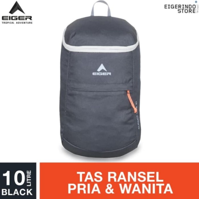 Jual Tas Eiger Original Alpaca 10L Daypack Black | Shopee Indonesia