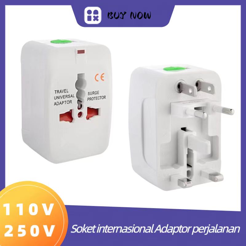 Jual Universal Travel Adapter International Plug Adapter | Shopee Indonesia