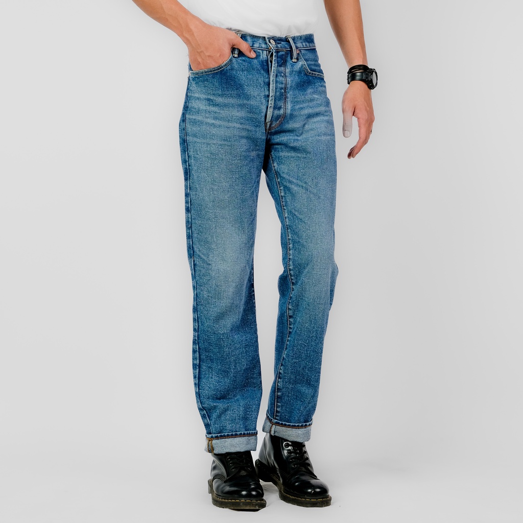 Jual Bespoke Project - Celana Jeans Rufus Straight | Shopee Indonesia