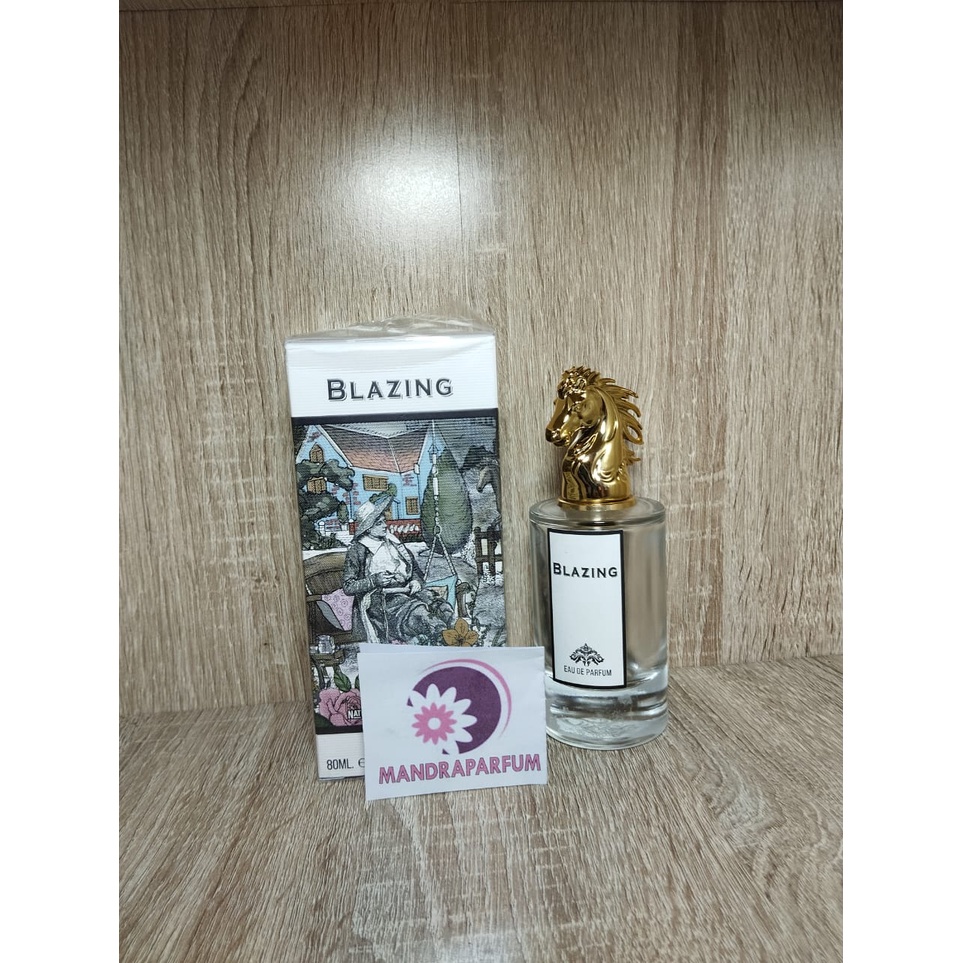 Jual BOTOL KOSONG PARFUM FRAGRANCE WORLD BLAZING EDP MEN KEMASAN 80ML ...