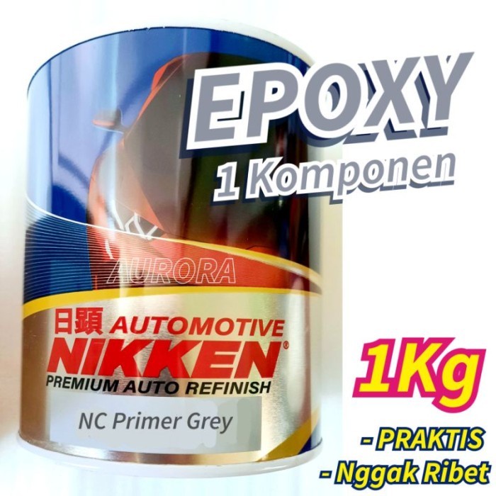 Jual Epoxy 1 Komponen 1Kilo NIKKEN NC Primer Grey Poksi Poxy Dasaran Cat 1K | Shopee Indonesia