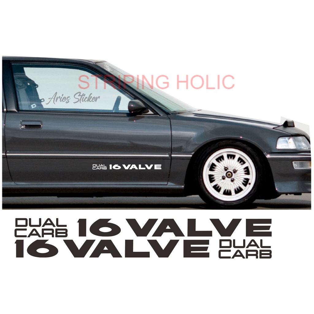 Jual STIKER 16 VALVE GRAND CIVIC NOUVA LX | Shopee Indonesia