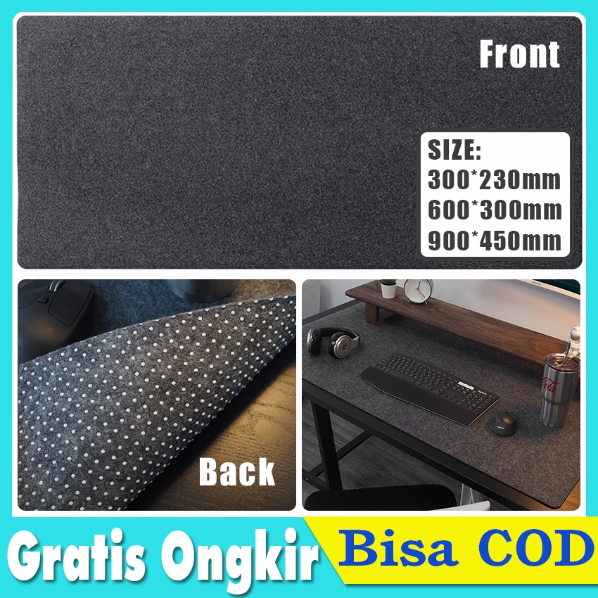 Jual Mousepad Bahan Wol Felt Ukuran Besar Deskmat For Computer Alas ...
