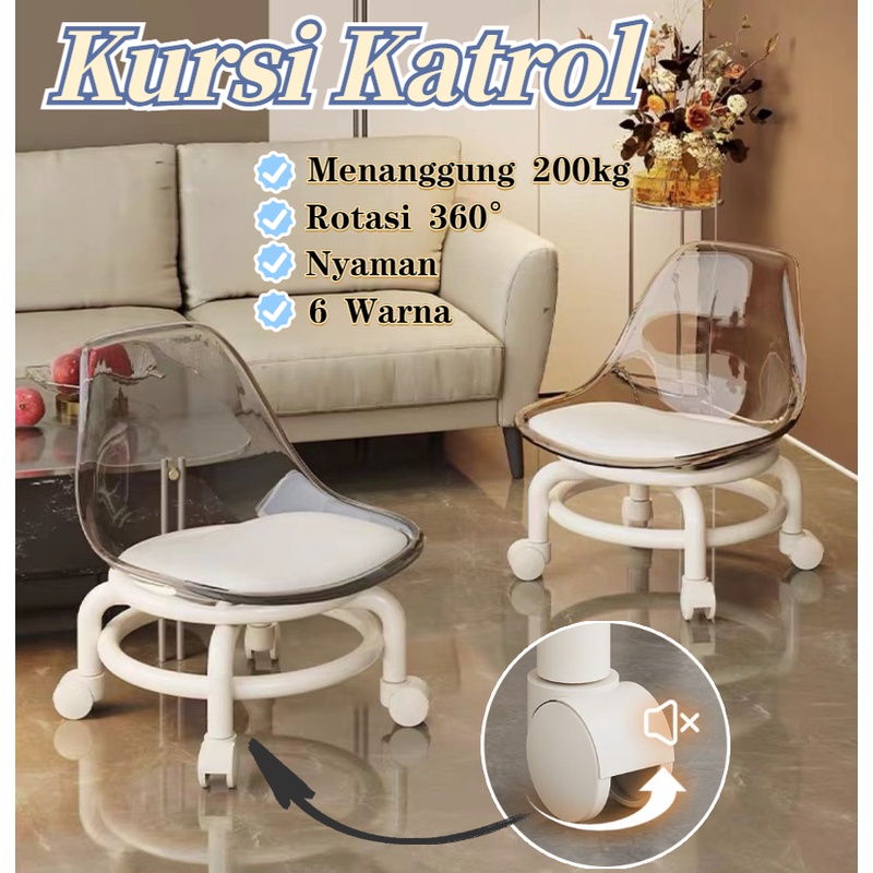 Jual Kursi Bundar Serbaguna Kursi Anak Putar 360° Kursi Roda Housework ...